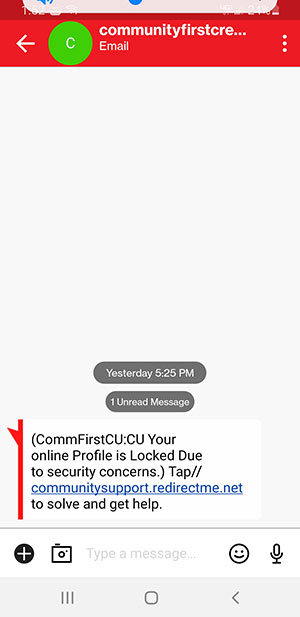 Security Education - Community First Credit Union