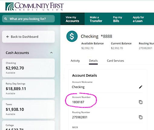 Tax Info - Community First Credit Union